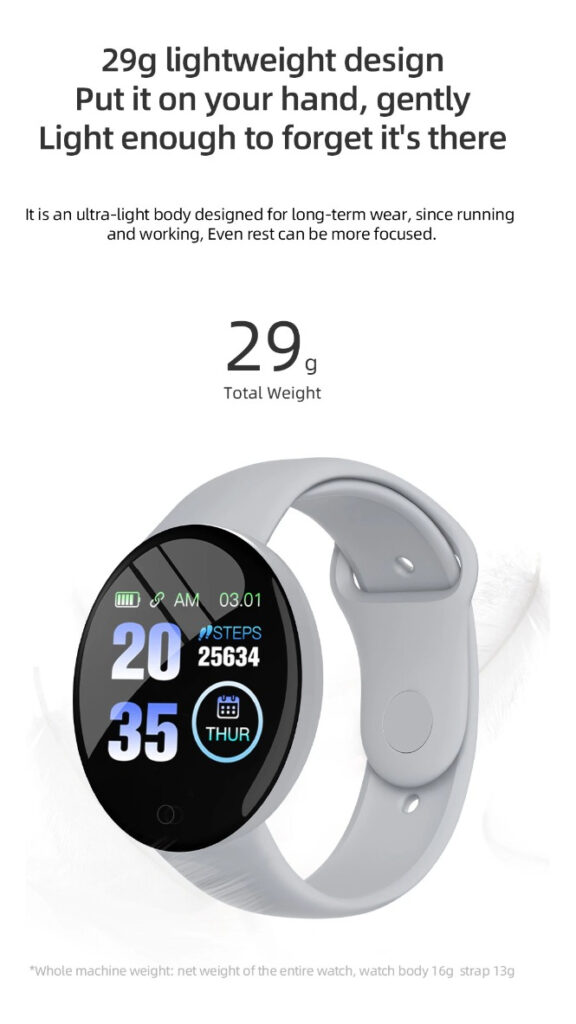 Reloj Inteligente Smartwatch Deportivo D18 Android Ios – Masshopping