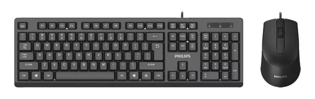 Kit Teclado Y Mouse Philips C254 Ergonómico Plug And Play – Masshopping