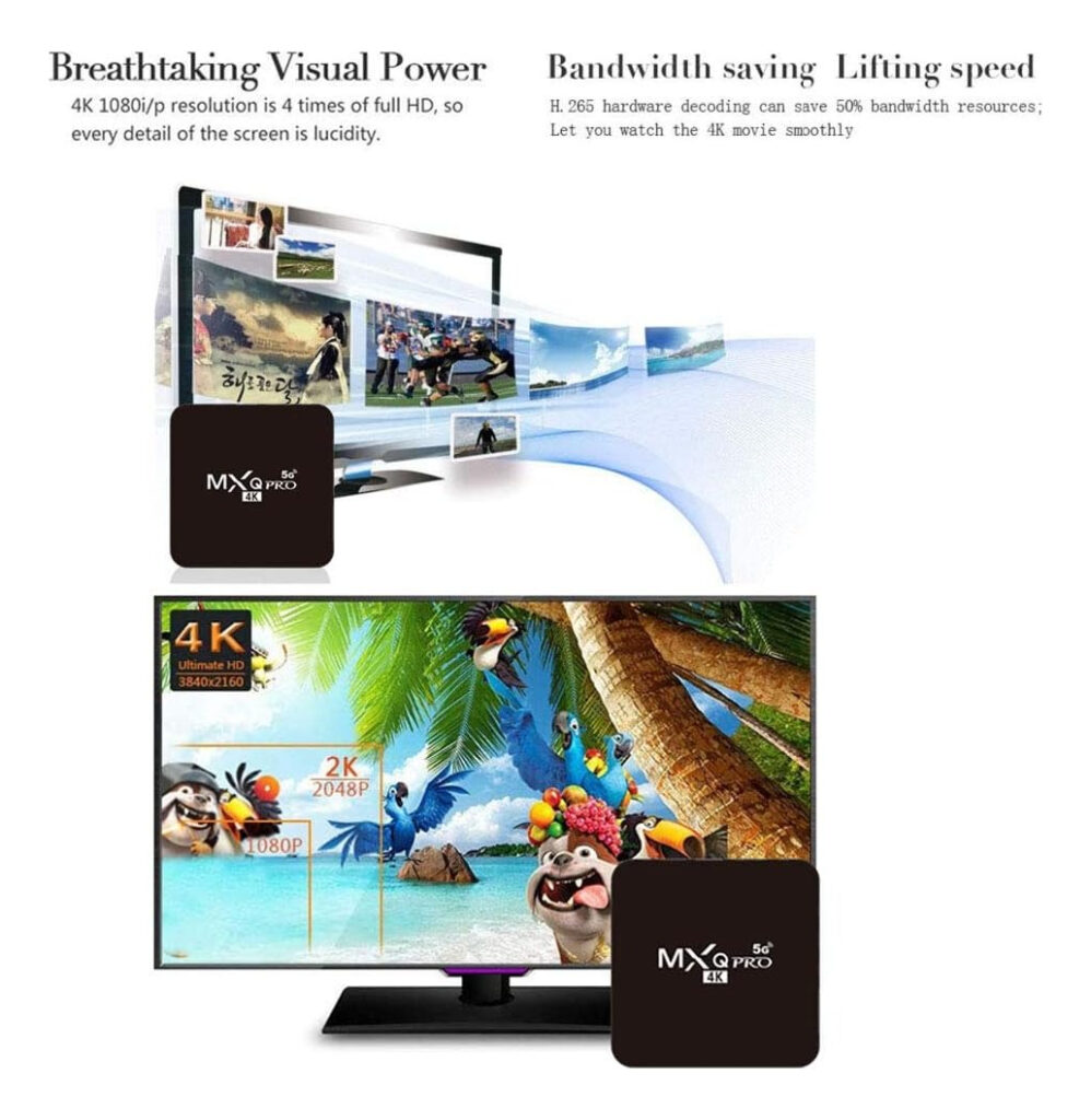 Tv Box Streaming Mxq Pro 4k 5g Smart Tv Android Netflix Bt – Masshopping